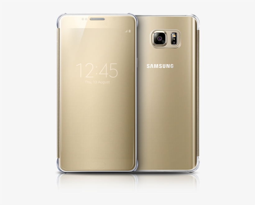 Note 5 Gold Flip Cover Transparent PNG - 491x600 - Free Download on NicePNG