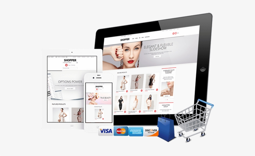 Web Design E Commerce Transparent PNG - 556x420 - Free Download on NicePNG
