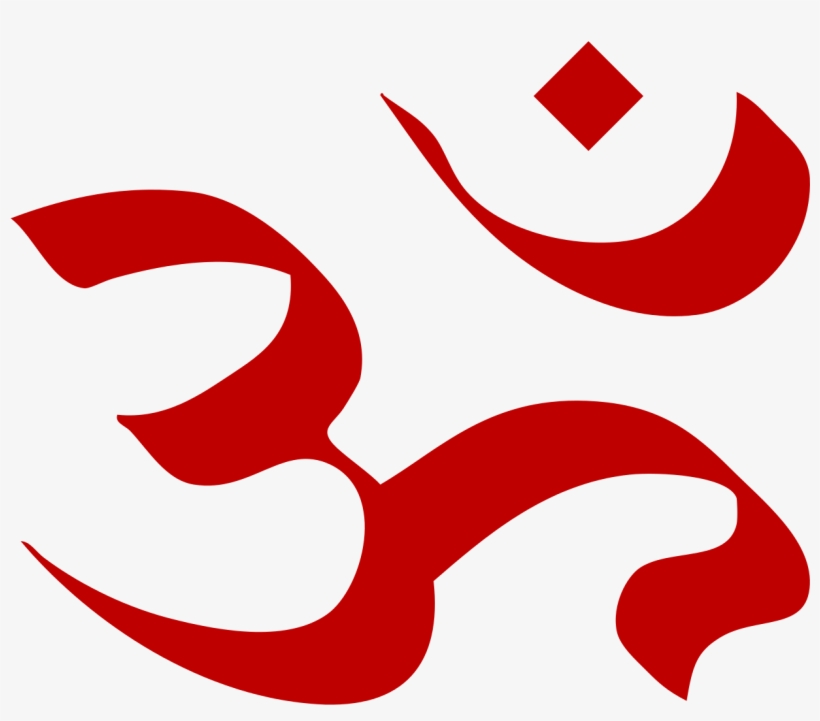 Aum-red - Svg - Hindu Symbols For Death Transparent PNG - 1233x1024 ...