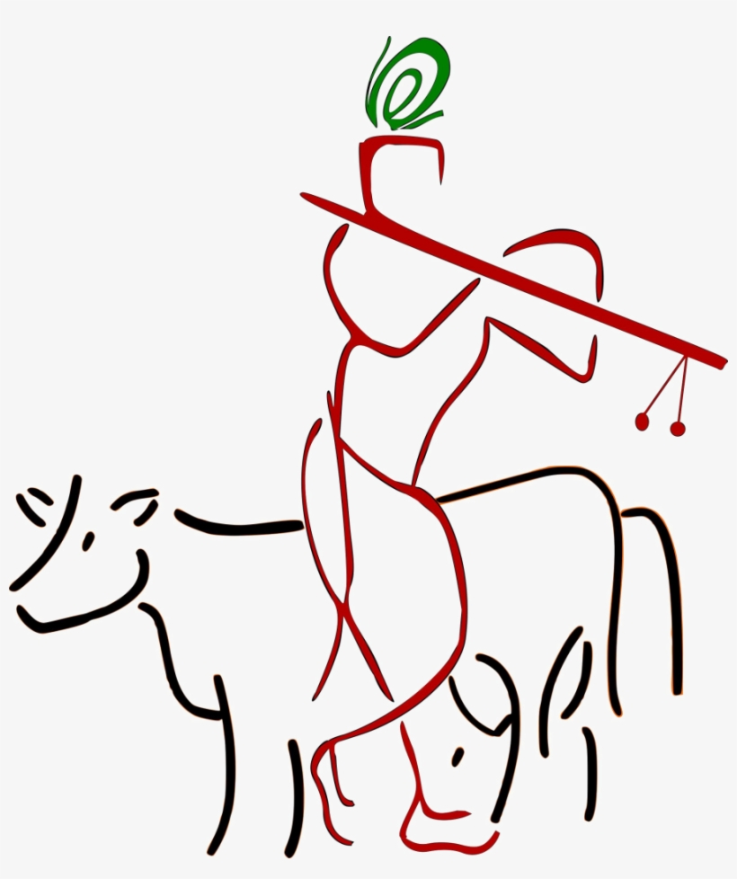 Krishna Transparent Image - Lord Krishna Line Art Transparent PNG ...