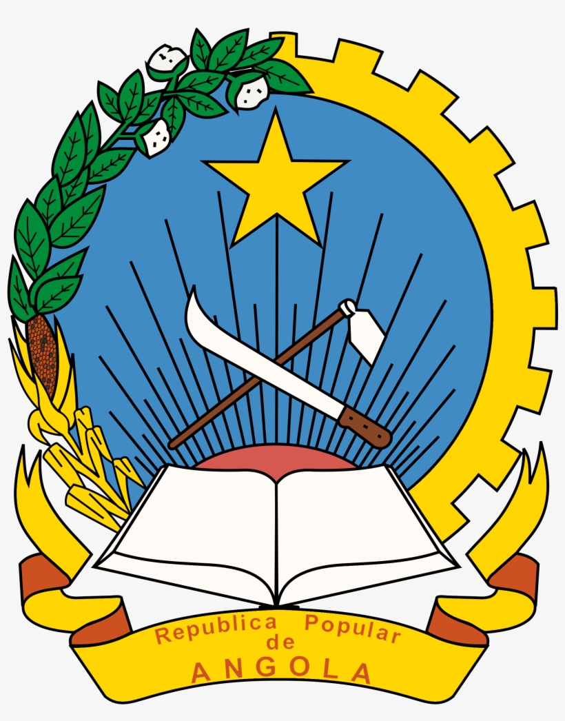 Download Emblem Of The People's Republic Of Angola - Angola Coat Of ...