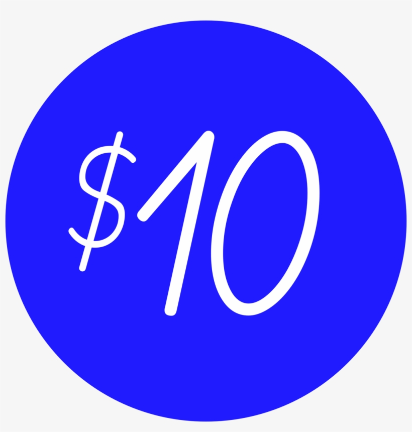 10dollar Coin - 10 Dollars Logo Png Transparent PNG - 1400x1400 - Free ...