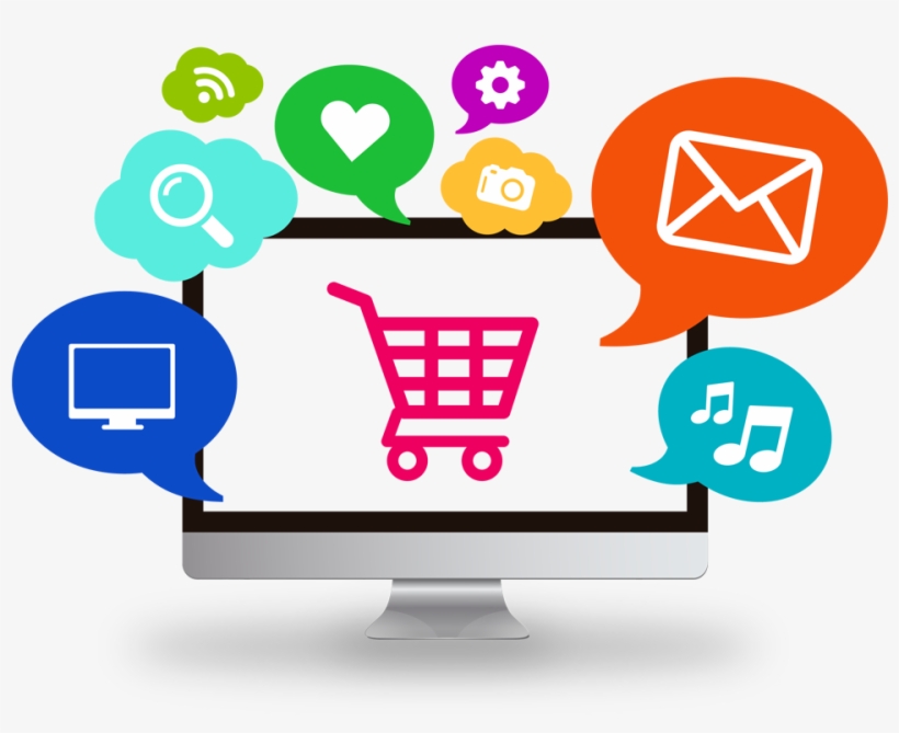 Ecommerce Development - Clip Art Digital Commerce Transparent PNG ...