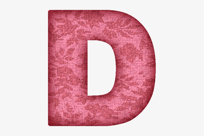 Pink Letter D Png Transparent PNG - 433x467 - Free Download on NicePNG