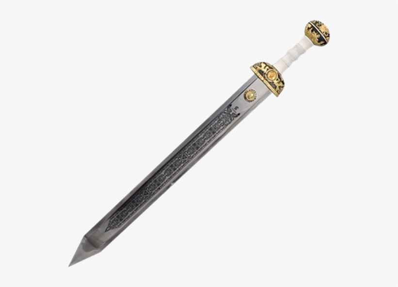 Download Rudis Gladiator Sword - Roman Decorated Sword - HD Transparent ...