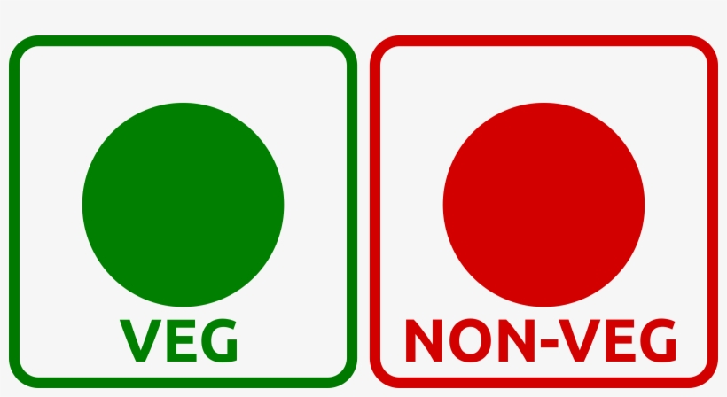 Big Image - Veg And Non Veg Logo Transparent PNG - 2400x1195 - Free ...