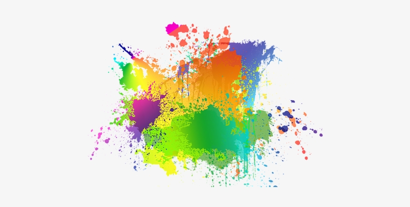 Embroidery, Dab, Color, Spray, Colorful - หยด สี Png Transparent PNG ...