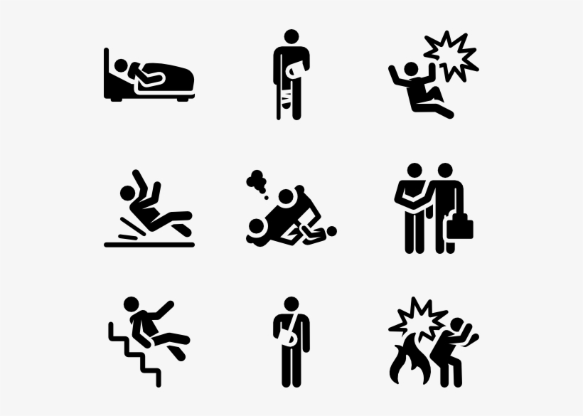 Insurance Human Pictograms - Accidents Icon Transparent PNG - 600x564 ...