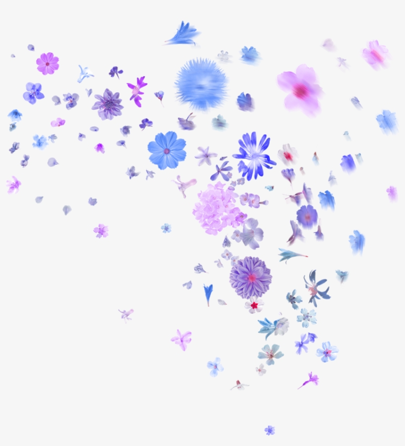 Kingdom Of Editor S Editing Floating Flowers Png - Flowers Flowing Png ...