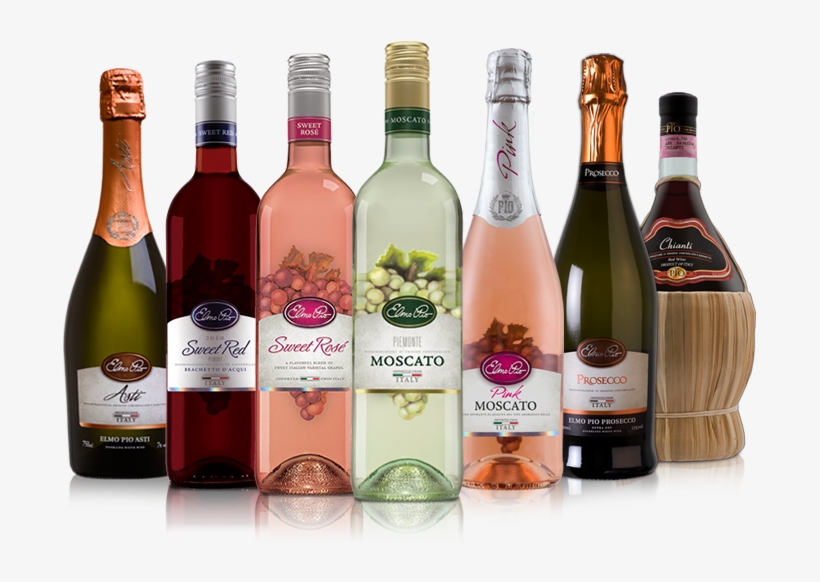 Elmo Pio Pink Moscato Transparent PNG - 725x564 - Free Download on NicePNG