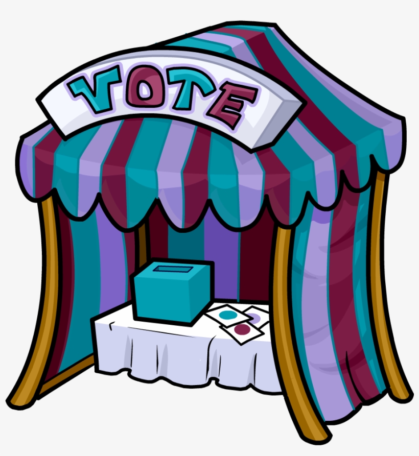 Newspaper Issue 197 Color Vote Booth - Club Penguin Color Vote ...