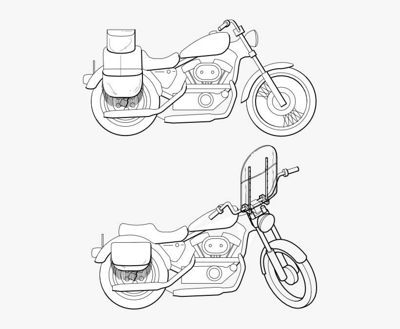 Free Vector Motorcycle Windshield Clip Art - Motorcycle Transparent PNG ...