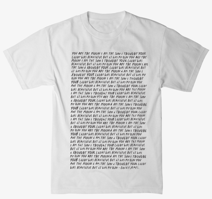'poem' White T-shirt - Poetry Transparent PNG - 1000x1000 - Free ...