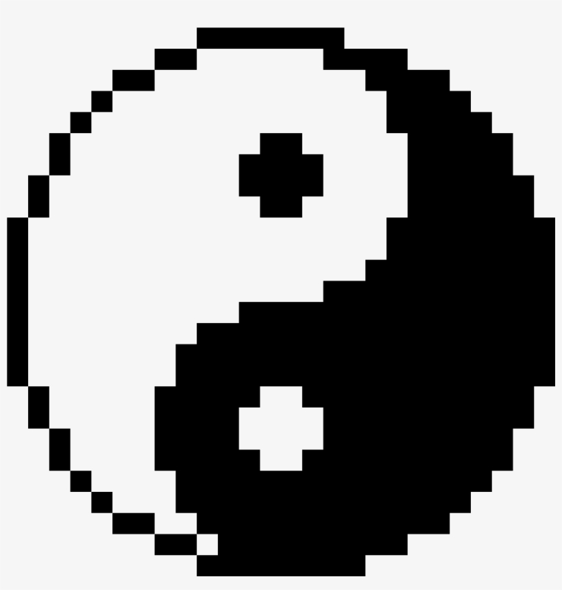 Download Yin Yang - Yin Yang Pixel Art - HD Transparent PNG - NicePNG.com