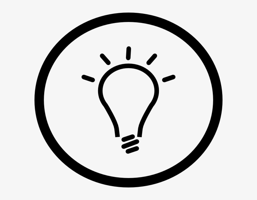 Lightbulb Idea Light Bulb Clip Art - Surprised Emoji Clipart Black And ...