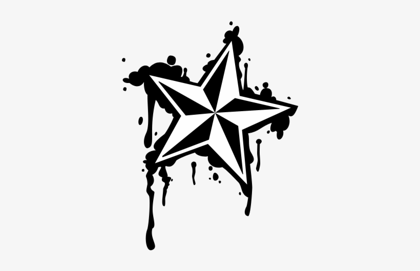 Dripping Nautical Star By Lintastic On Deviantart Graphic - Dripping ...