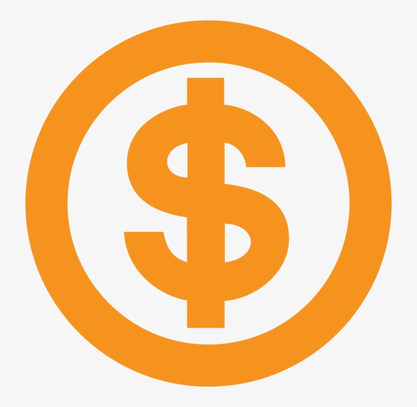 Download Orange Dollar Sign - Dollar Sign Icon Orange - HD Transparent ...