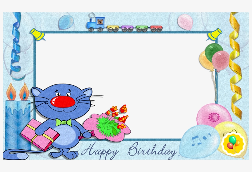 Happy Birthday Frames For Boys Transparent PNG - 800x480 - Free ...