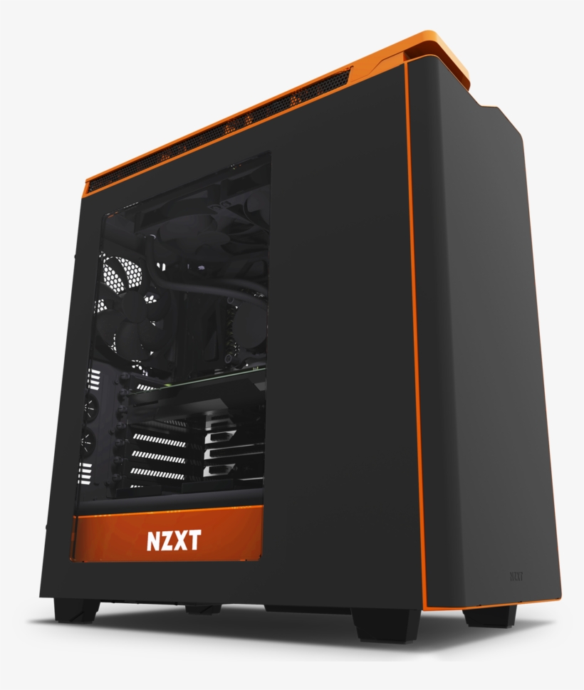 Nzxt H440 Orange Transparent PNG - 900x900 - Free Download on NicePNG