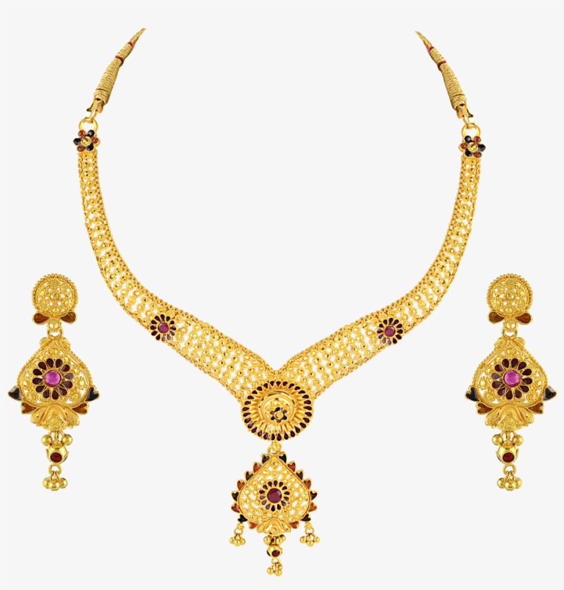 Download Orra Gold Set Necklace - Jewellery - HD Transparent PNG ...
