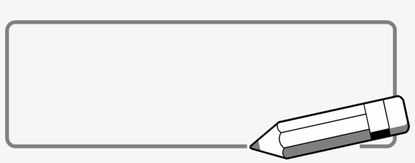 Pencil Border Pencil Free A Blank Frame Border - Illustration ...