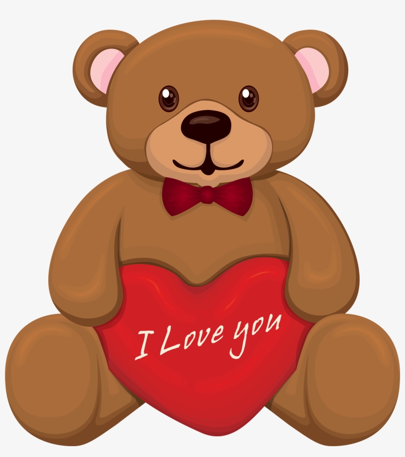 Valentine Bear Png Clipart - Teddy Clipart Transparent PNG - 5719x6184 ...