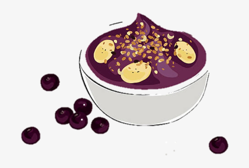Acai Bowl Vector - Acai Bowl Clip Art Transparent PNG - 940x732 - Free ...