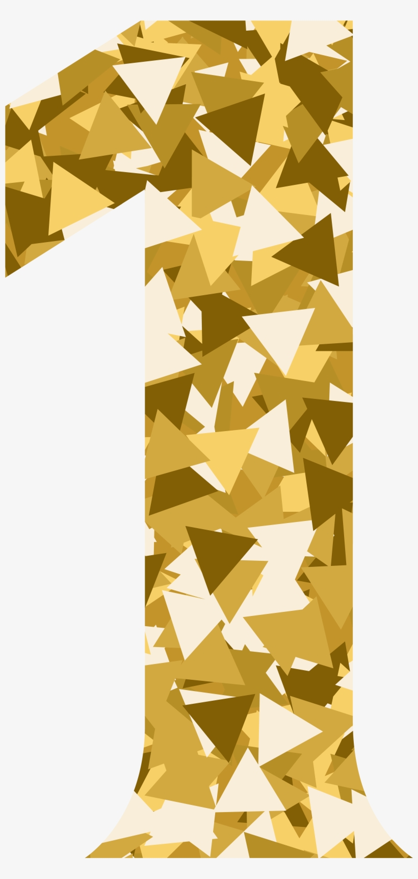 Number One In Gold Transparent PNG - 3964x8000 - Free Download on NicePNG