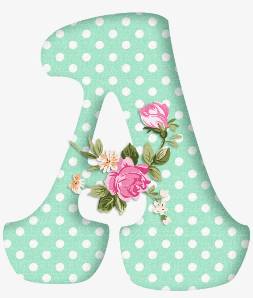 Julio - Letra A Con Flores Transparent PNG - 1416x1600 - Free Download ...