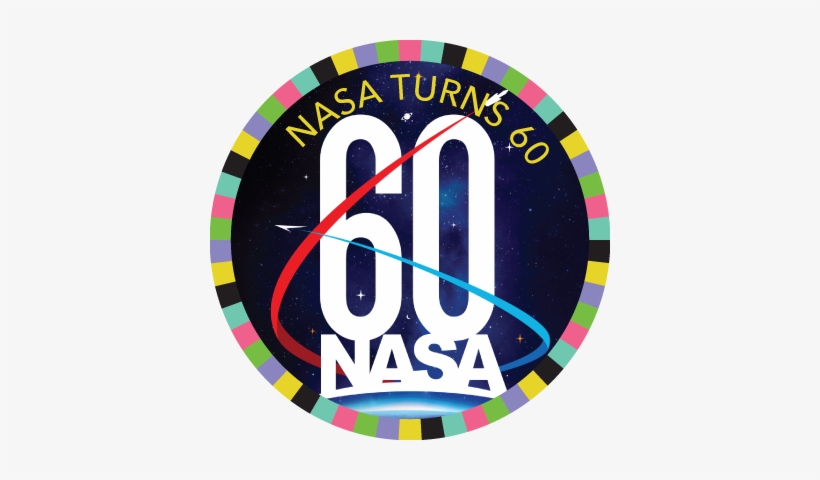 Nasa Turns 60 Image - Nasa 60th Anniversary Logo Transparent PNG ...