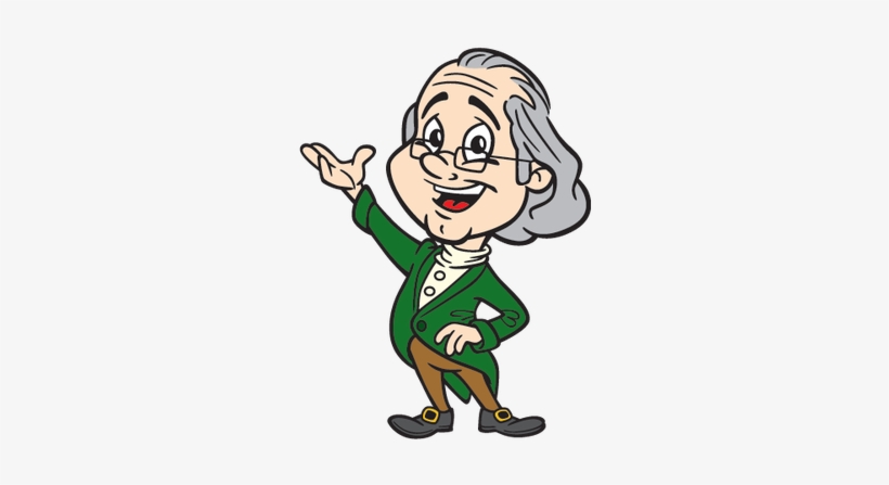 12 Apr - Benjamin Franklin Cartoon Drawing Transparent PNG - 308x399 ...