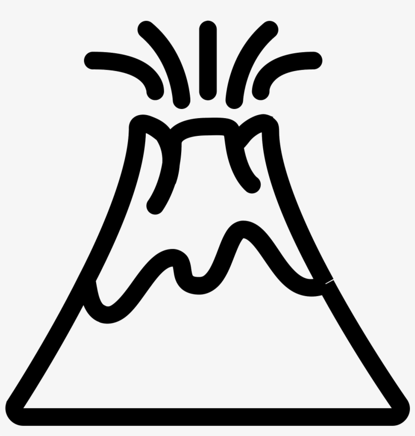 Lava Vector Crater Png Stock - Vulkan Icon Transparent PNG - 1600x1600 ...