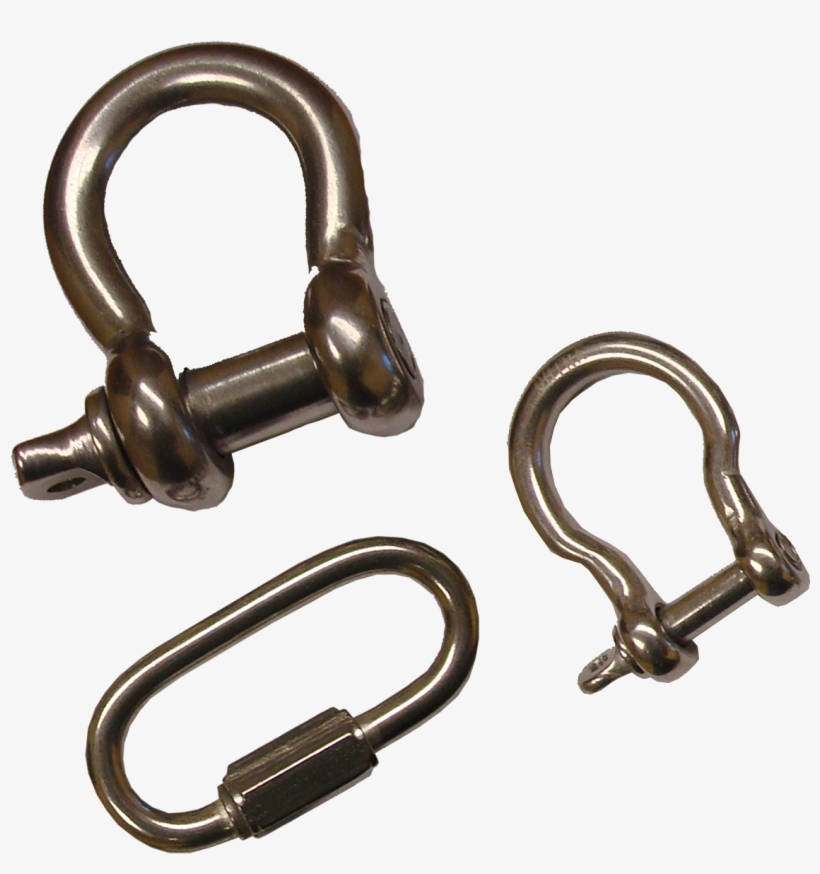 Stainless Steel Shckles - Chain Shackle Transparent PNG - 1296x1230 ...