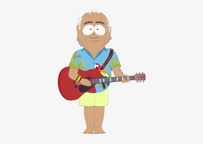 Jimmy-buffet - Jimmy Buffett South Park Transparent PNG - 357x510 ...