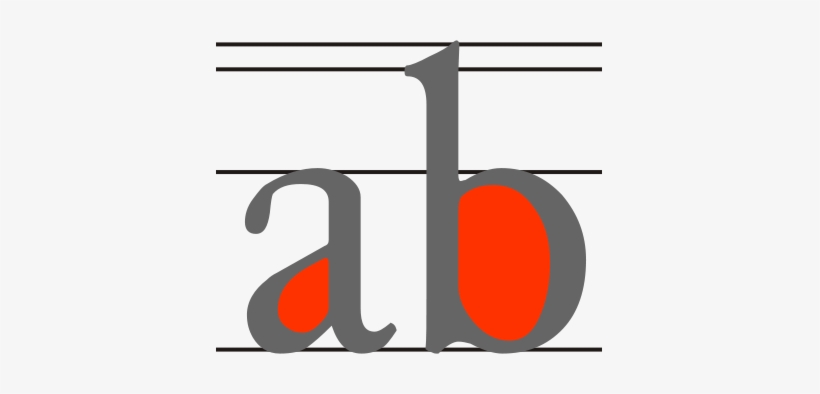 Part Of Glyph - Counter Typography Transparent PNG - 387x314 - Free ...