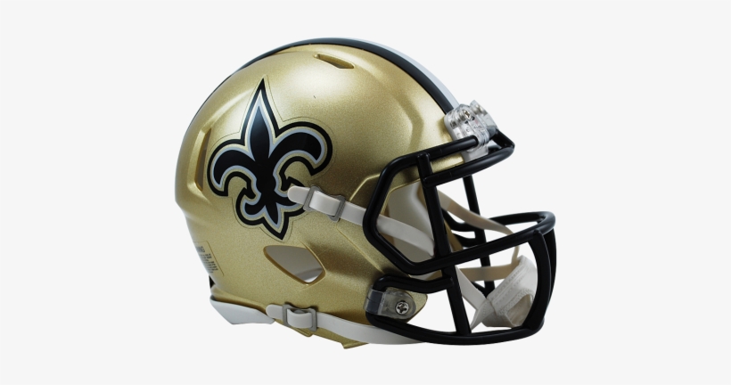 New Orleans Saints Speed Mini Helmet - Saints Helmet Png Transparent ...