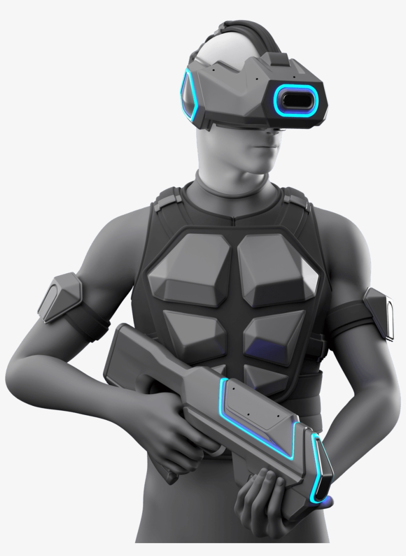 Vr Character With Active Markers - Optitrack Vr Transparent PNG ...