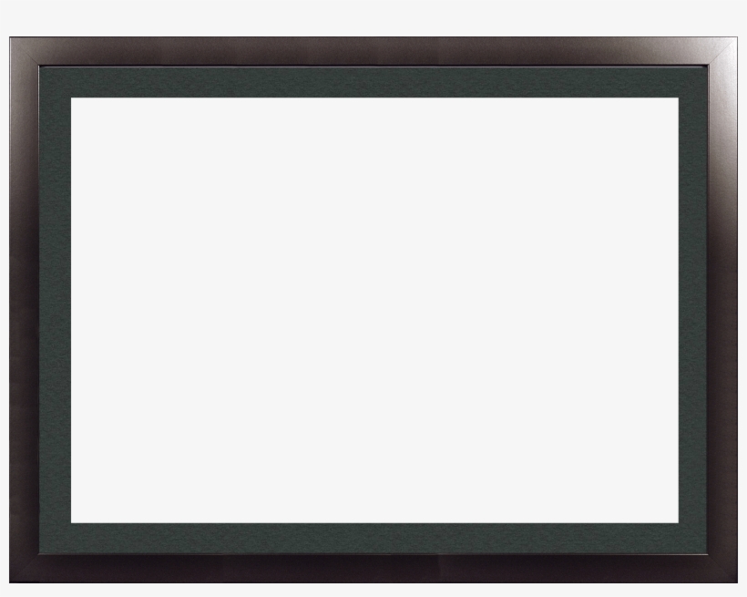 Smooth Black Frame With Black Mat - Frame Images Png Transparent PNG ...