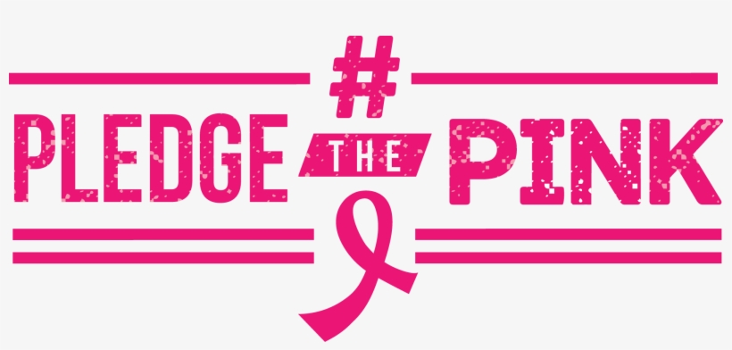 Pledge The Pink Horizontal Logo - Pledge The Pink Transparent PNG ...
