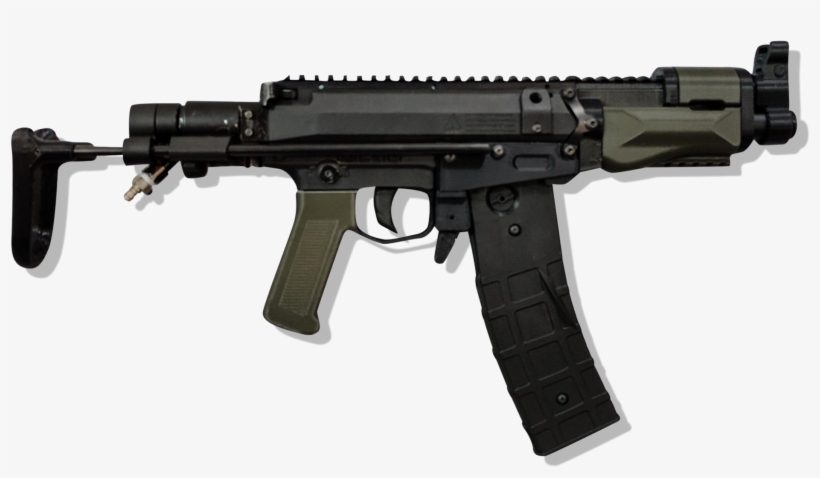 Ak Wolverine - M17 - Right - Ak 47 Pdw Stock Transparent PNG ...
