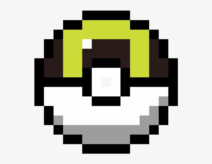 Download Ultra Ball - Pixel Art Smiley - HD Transparent PNG - NicePNG.com