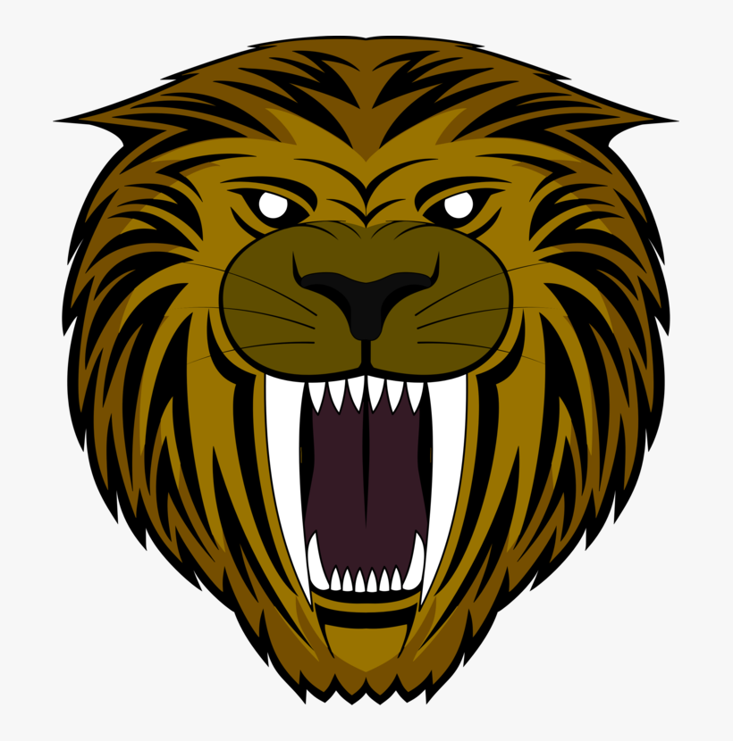 Tiger, Saber Tooth Cat, Roar, Logo - Tiger Transparent PNG - 453x340 ...