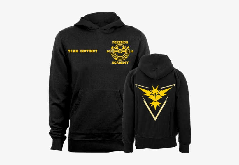 Team Instinct Black Hoodie - Pokemon Go Pokemon Go Team Instinct Yellow ...