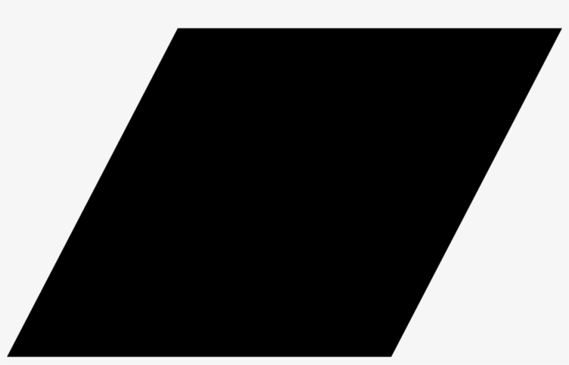 Bandcamp Comments - Black Parallelogram Png Transparent PNG - 980x582 ...