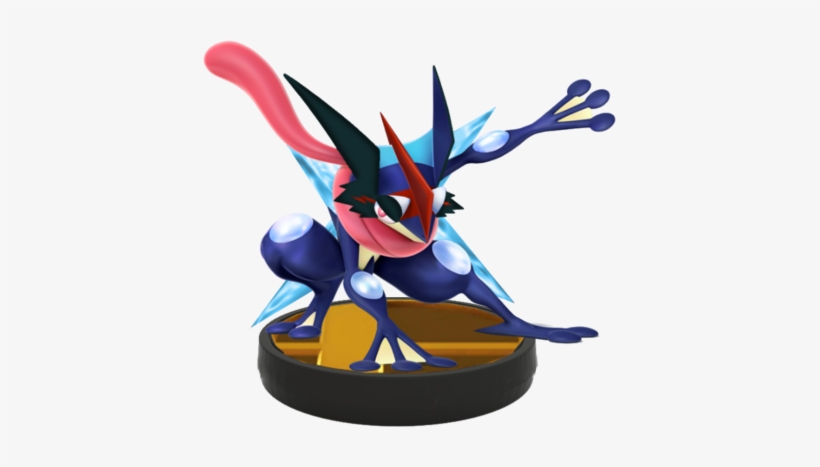 Ssbstrife Amiibo - Ash Greninja Super Smash Bros Transparent PNG ...