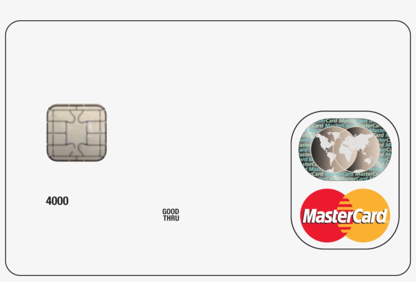 Mc Credit Hologram Emv Silver8 - Mastercard With Silver Hologram ...