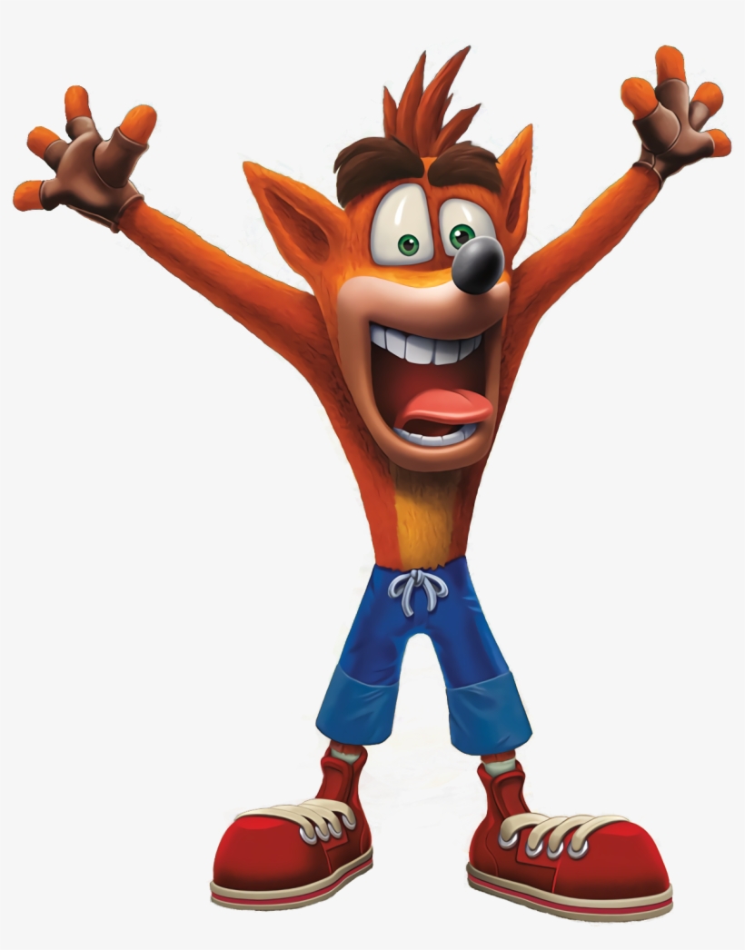 Crash Bandicoot N - Crash Bandicoot N Sane Render Transparent PNG ...