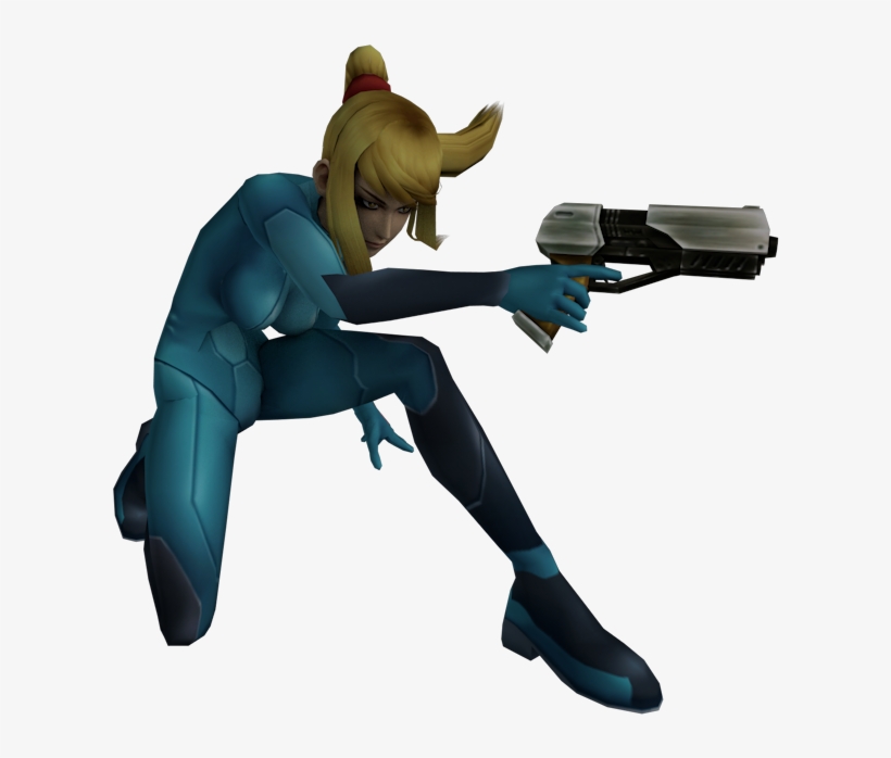 Download Zip Archive - Zero Suit Samus Trophy Ssbb Transparent PNG ...