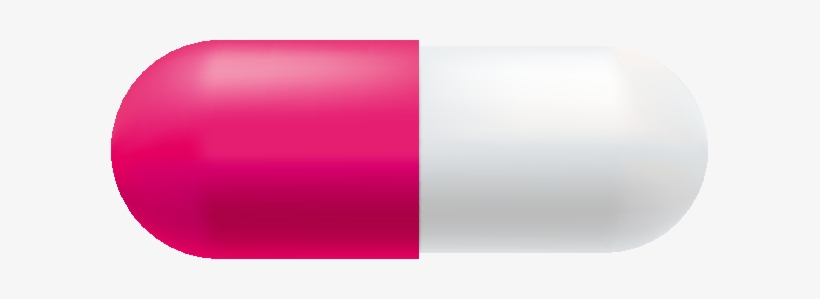 Download Pink And White Color - Capsule Vector Free Download - HD ...