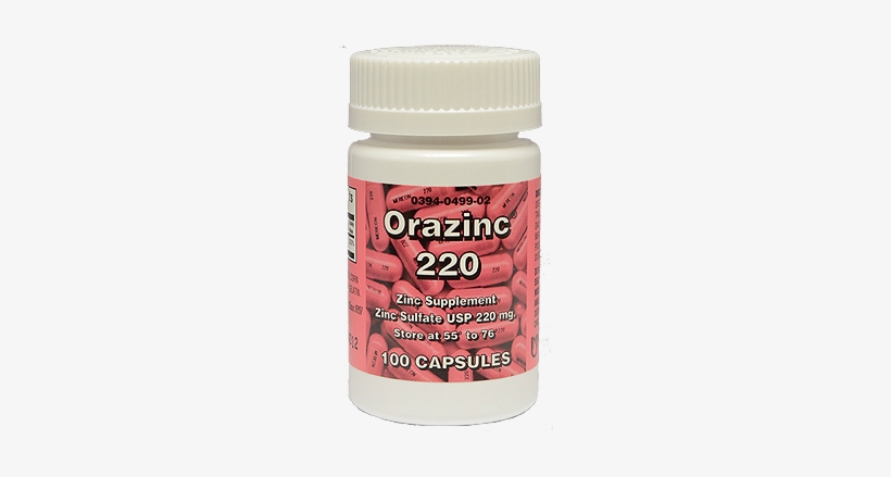Orazinc 220 Mg Capsules For Healthy Growth Transparent PNG - 360x394 ...